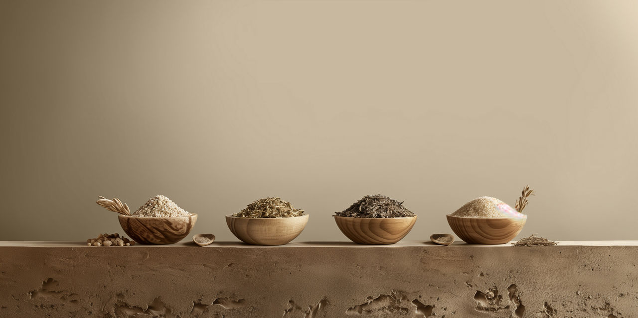 Tea leaf study (NN 9019) Colour Shade - Neutrals: Browns & Greys ...